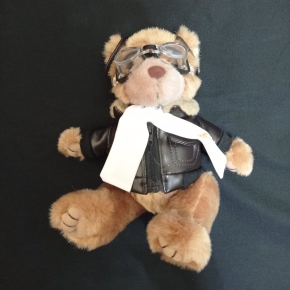 Toys | Gone Flying Pilot Teddy Bear Vintage Toy Unisex Kids Animal ...